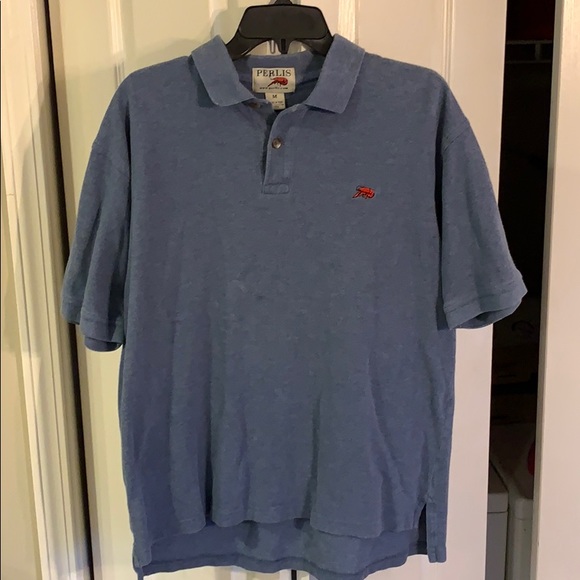 Perlis | Shirts | Perlis Polo Blue Cajun Size Medium | Poshmark